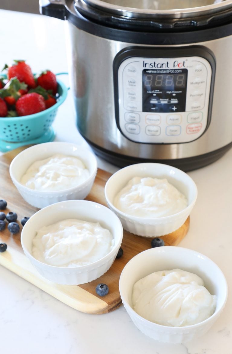 Instant Pot Vanilla Yogurt - Weekend Craft