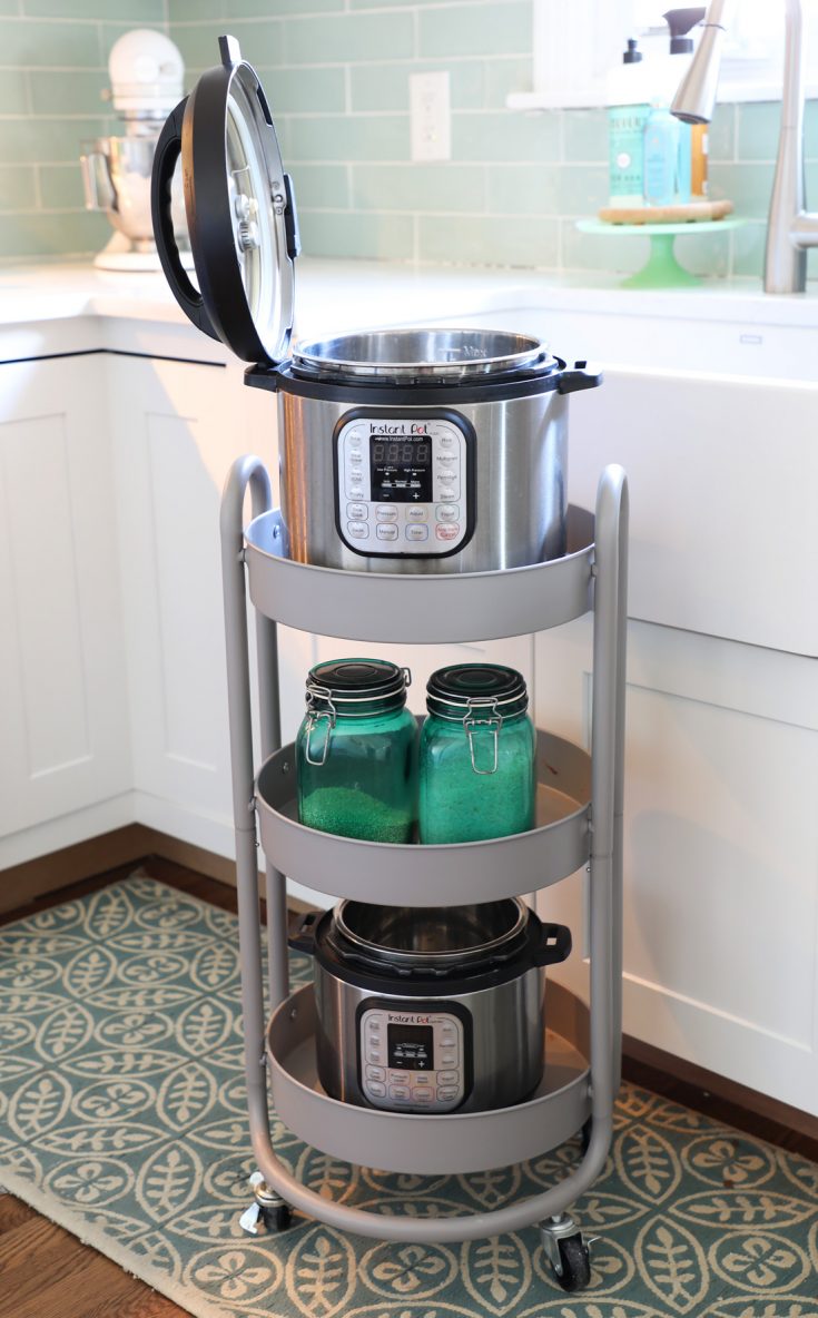 Storage Solution for Multiple Instant Pots - Weekend Craft