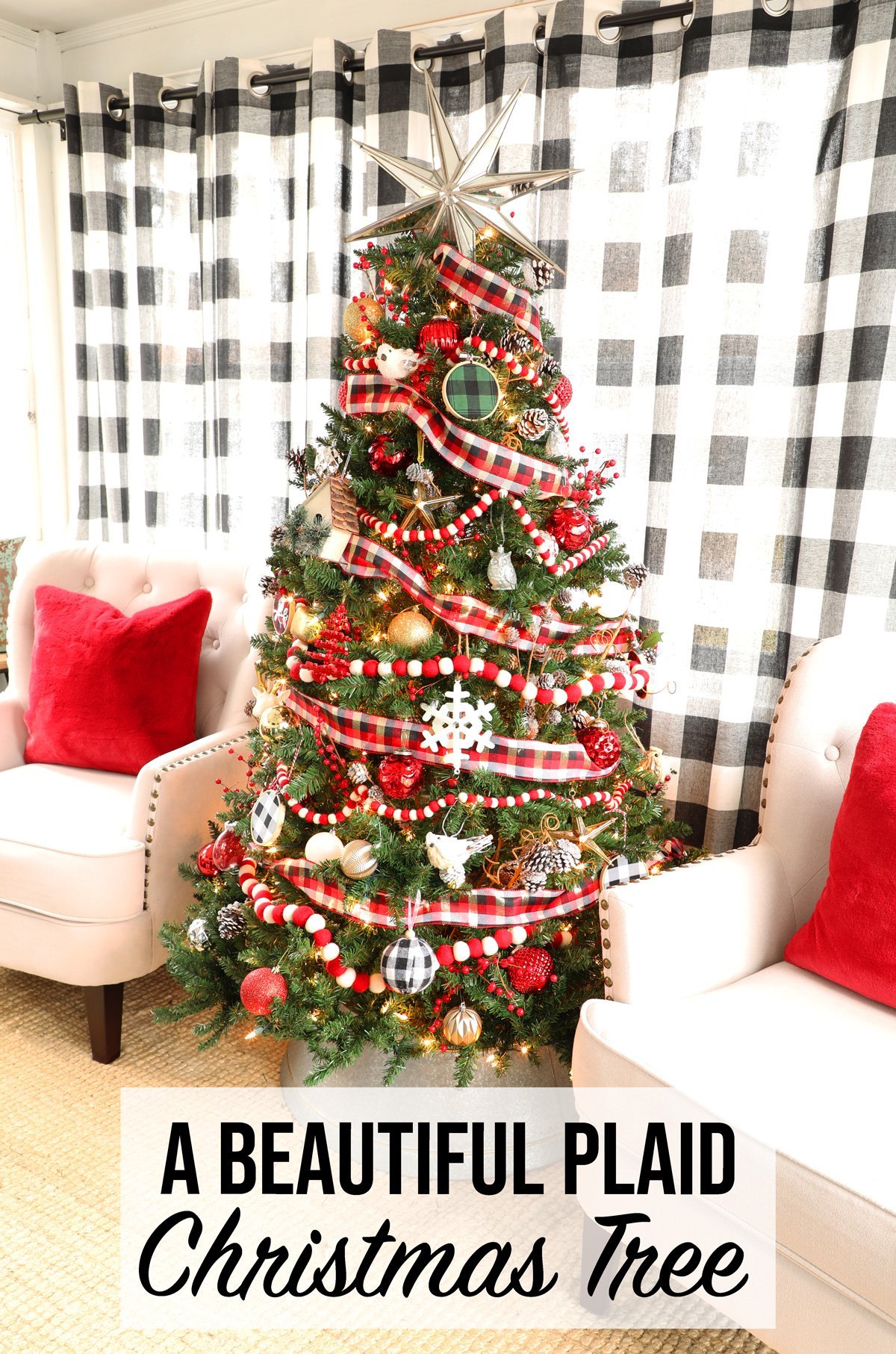 Plaid Christmas Tree - Weekend Craft