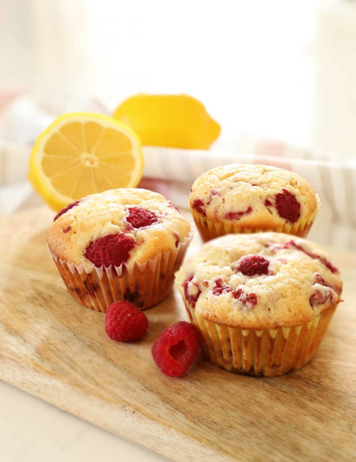 Lemon Raspberry Muffins - Weekend Craft