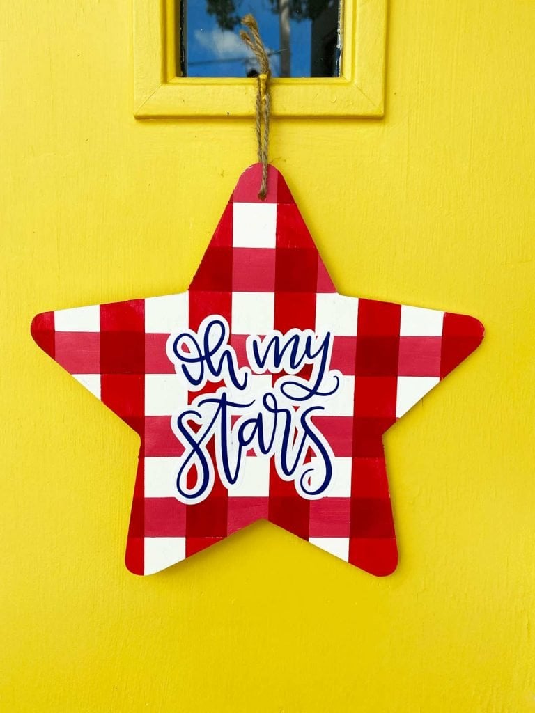 How To Paint Gingham - Weekend Craft