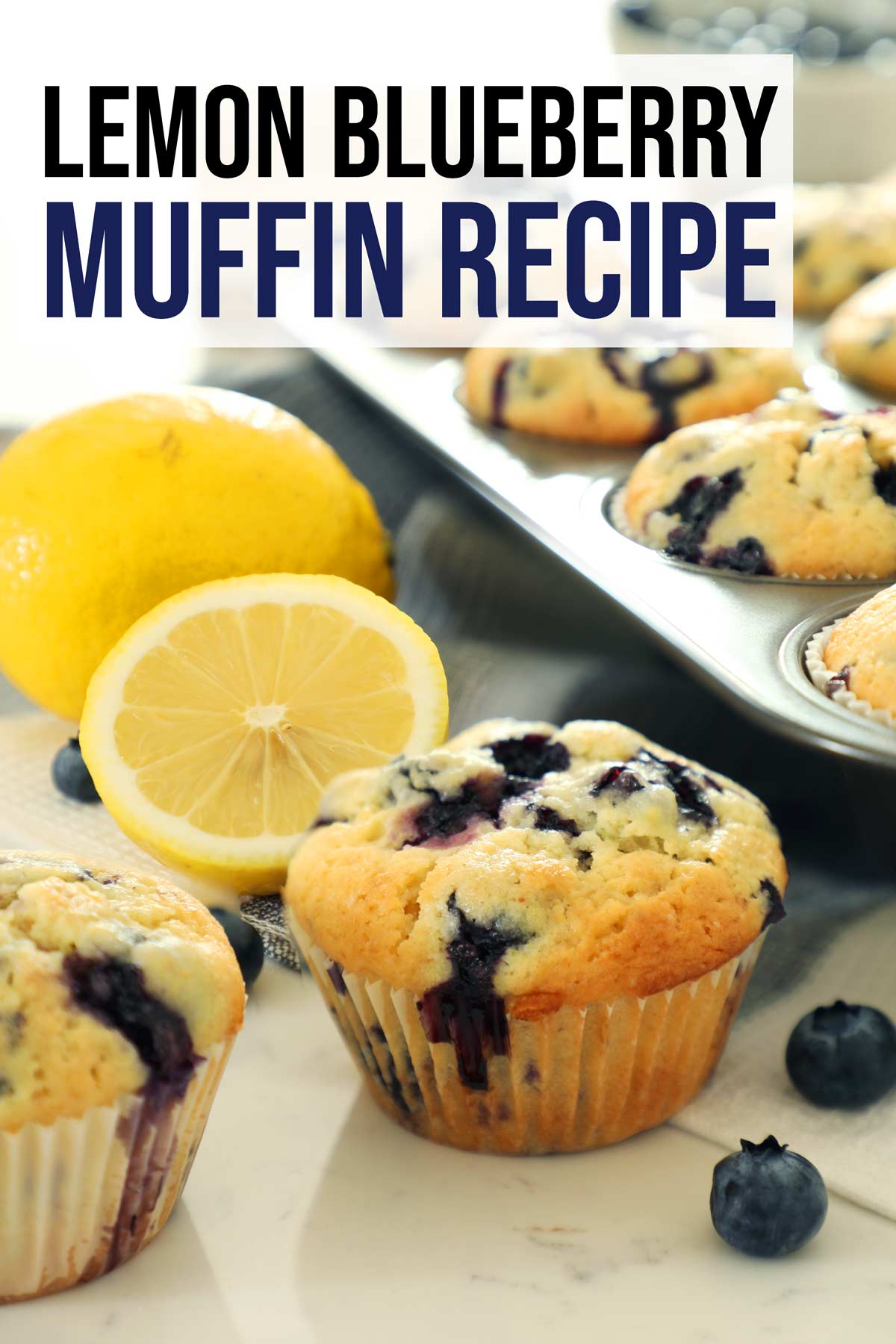 Lemon Blueberry Muffins - Weekend Craft