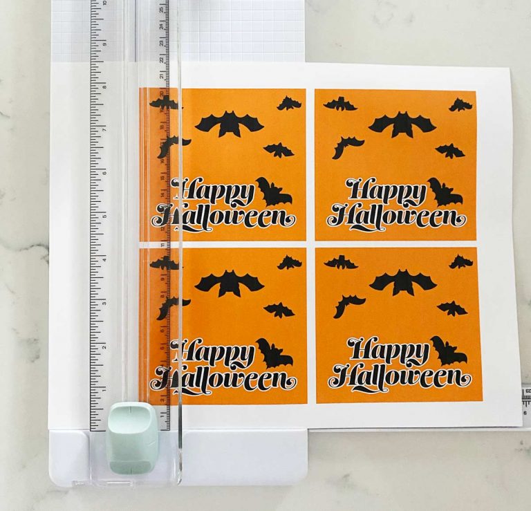 DIY Halloween Treat Bags with Free Printable - Weekend Craft