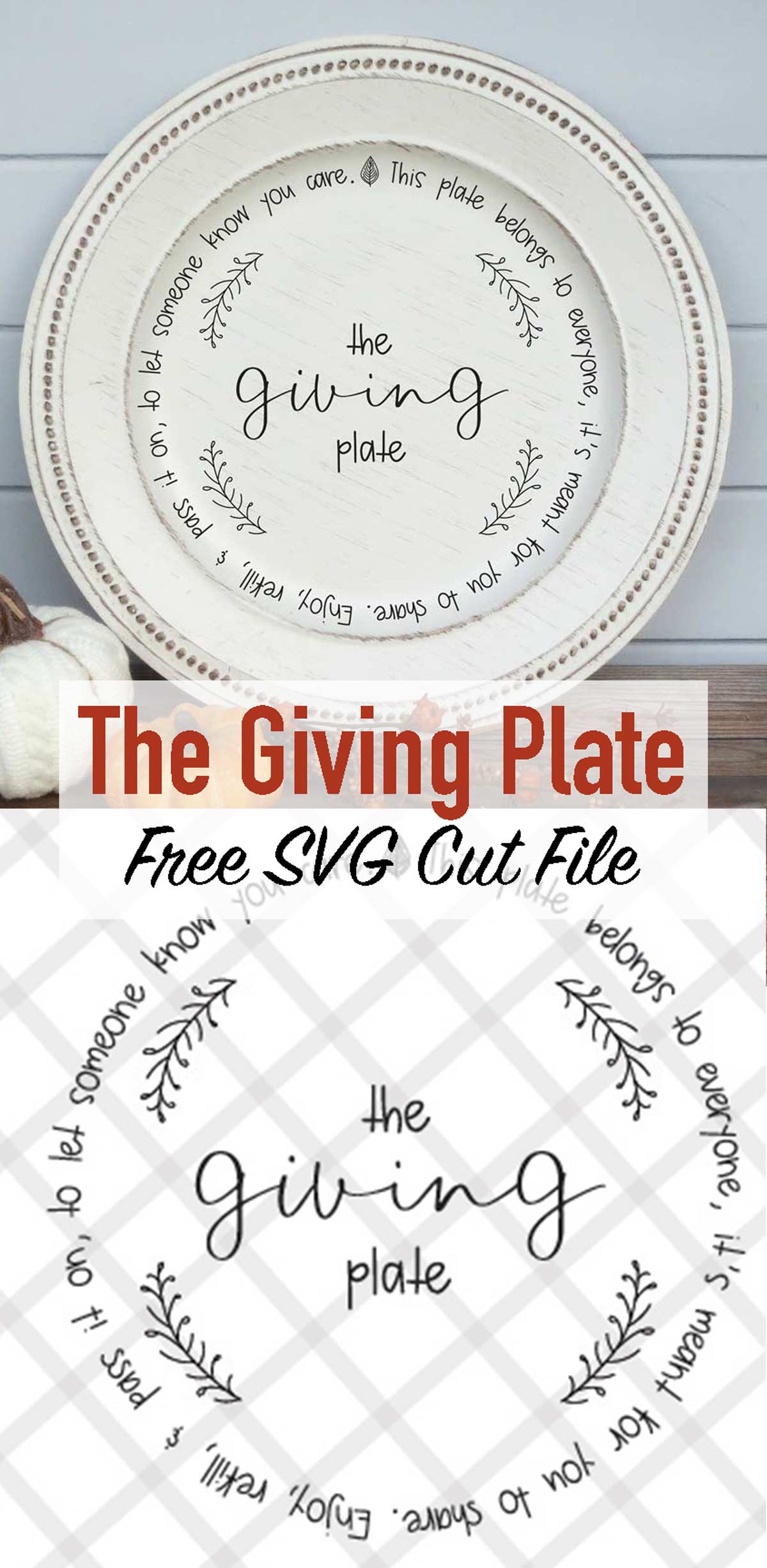 The Giving Plate SVG - Weekend Craft