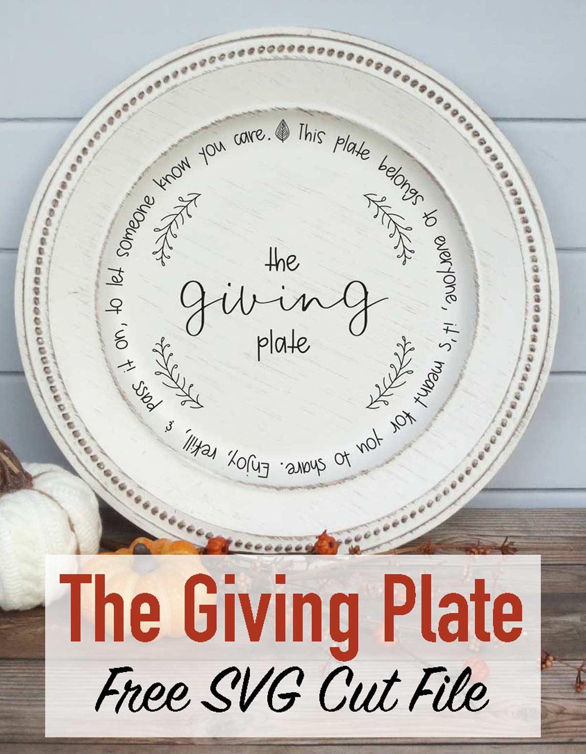 The Giving Plate SVG - Weekend Craft