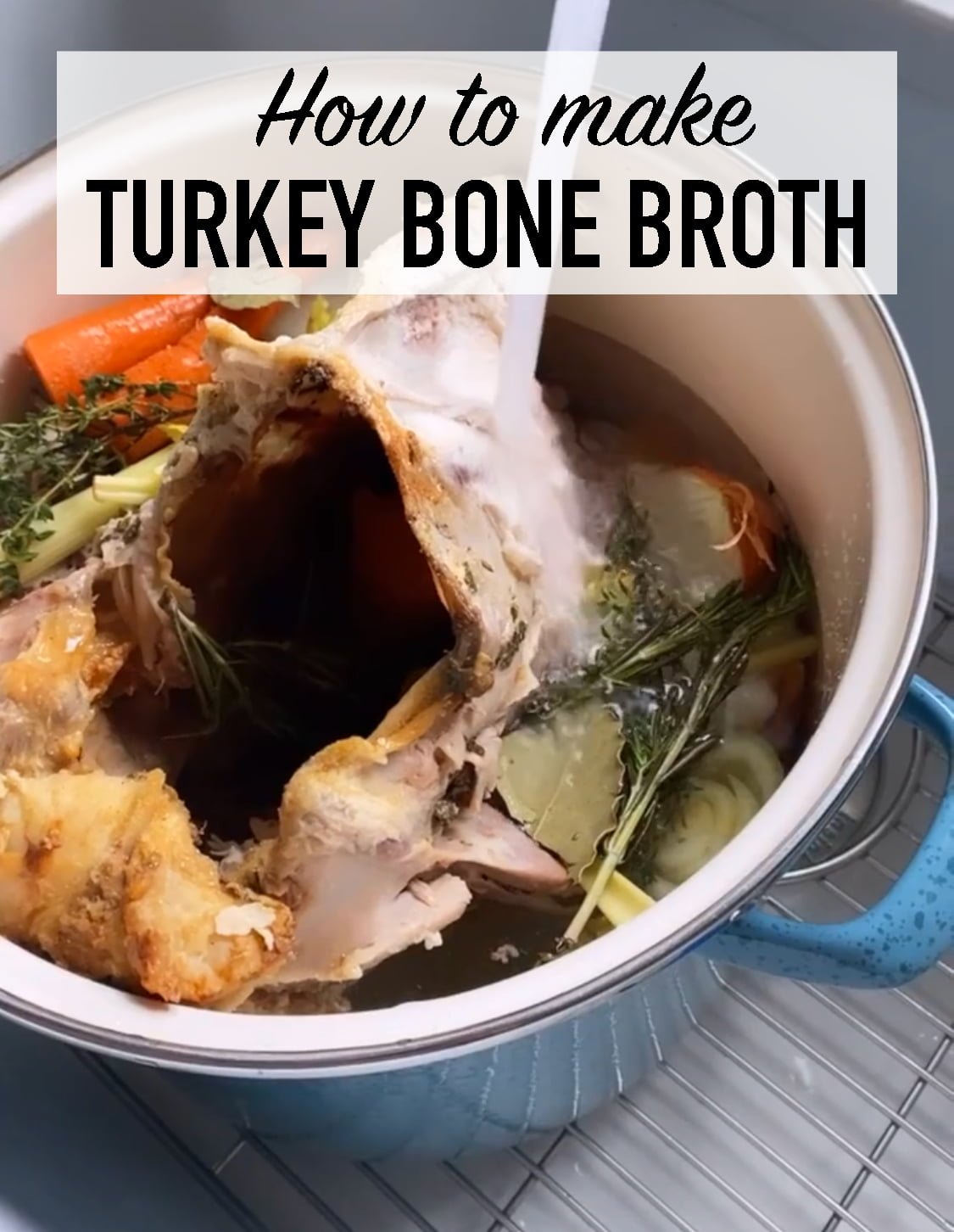 Turkey Bone Broth Recipe - Weekend Craft