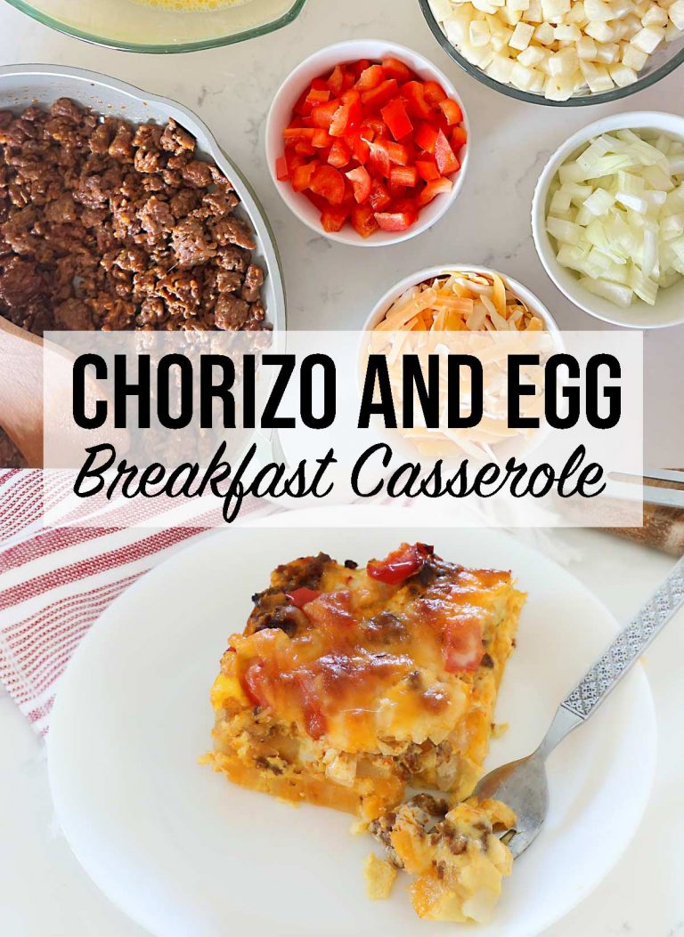 Chorizo and Egg Breakfast Casserole - Weekend Craft