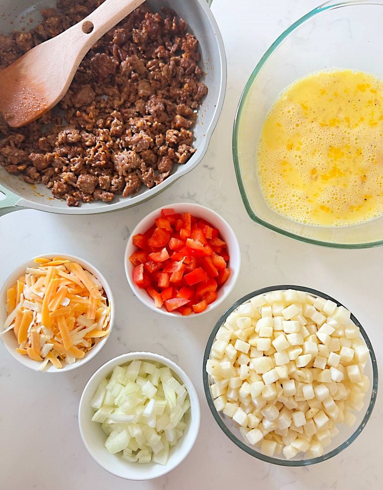 Chorizo and Egg Breakfast Casserole - Weekend Craft