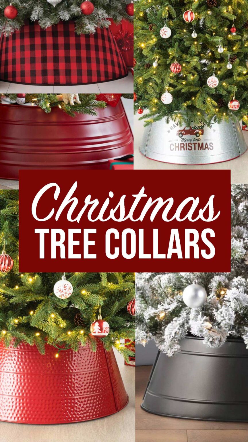 Christmas Tree Collars and Baskets - Weekend Craft