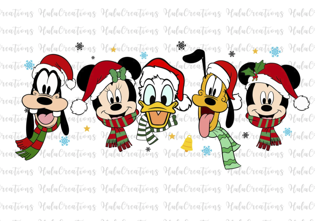 Disney Christmas SVG Cut Files - Weekend Craft