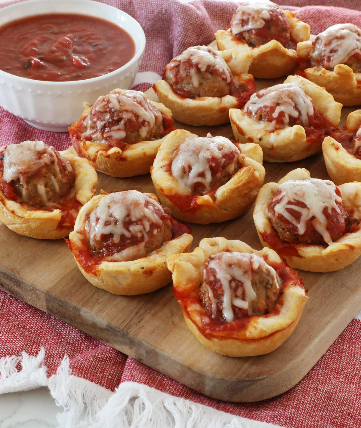 Individual Meatball Sub Cups - Weekend Craft