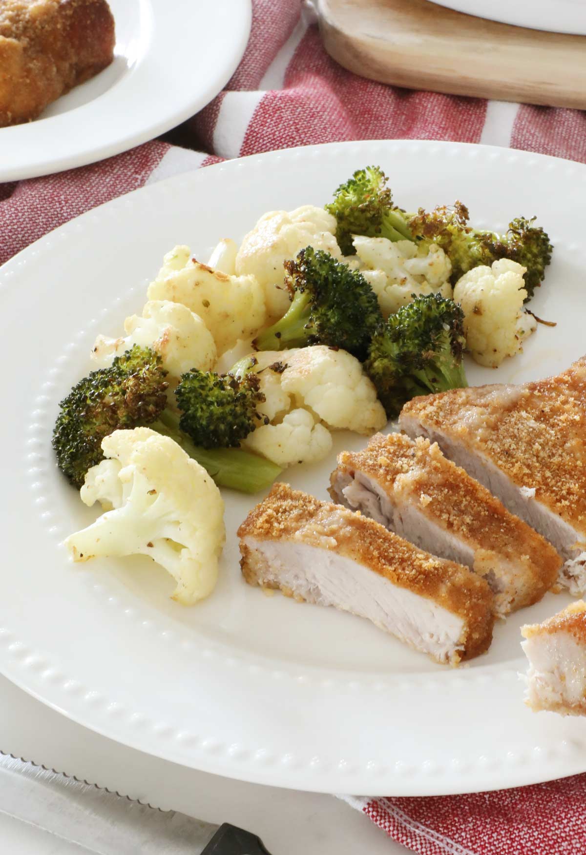 Roasted Broccoli and Cauliflower - Weekend Craft